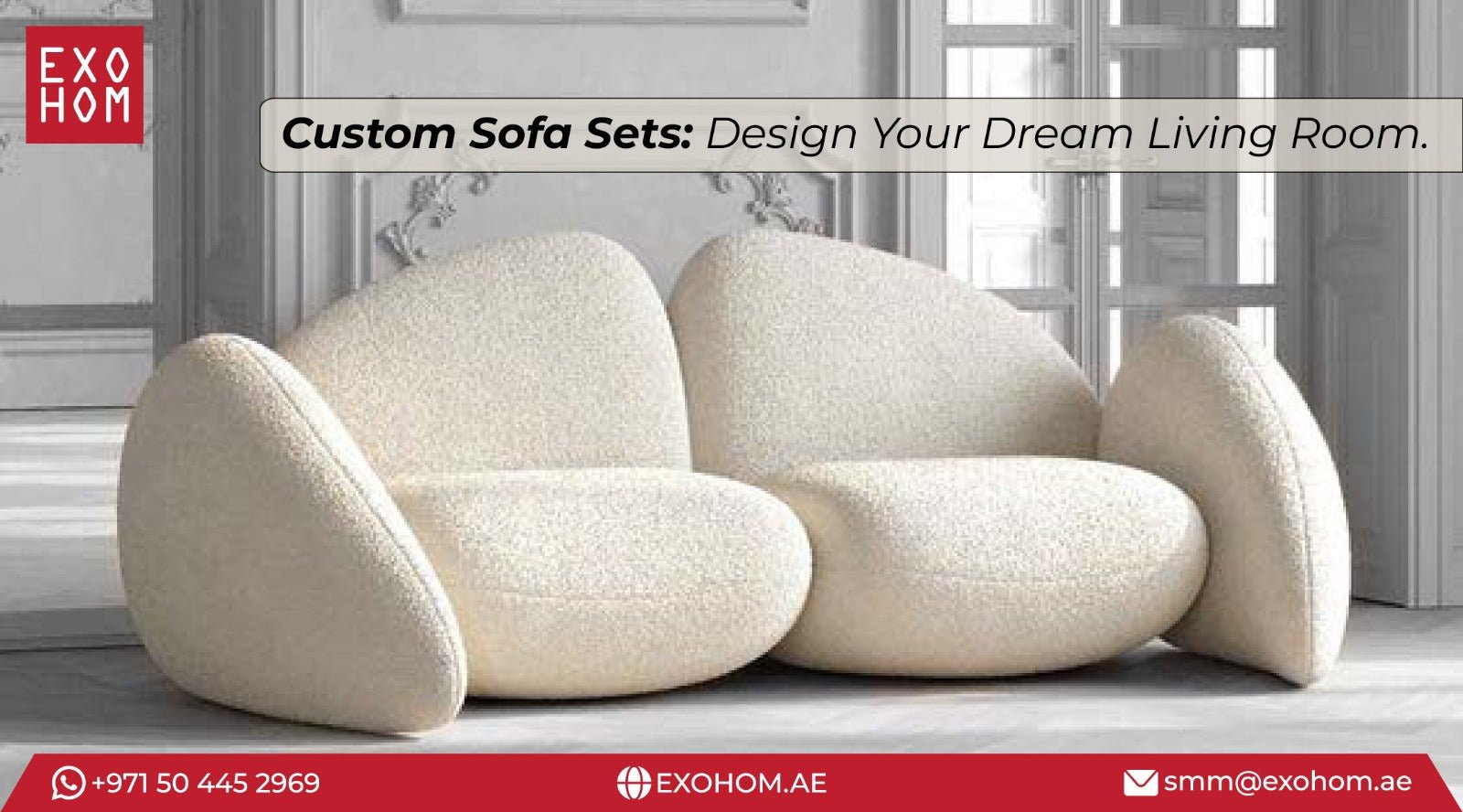 Custom Sofa Sets for Living Room - Luxury Redefined